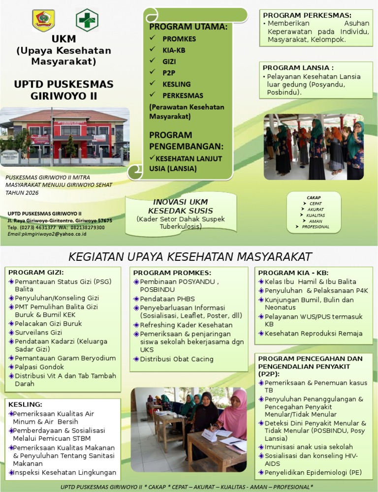 Leaflet Kegiatan Ukm | PDF