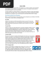 Earthquake Drill Script | PDF