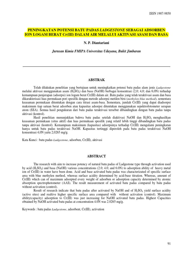 Batu Padas Diantariani PDF | PDF | Sains & Matematika
