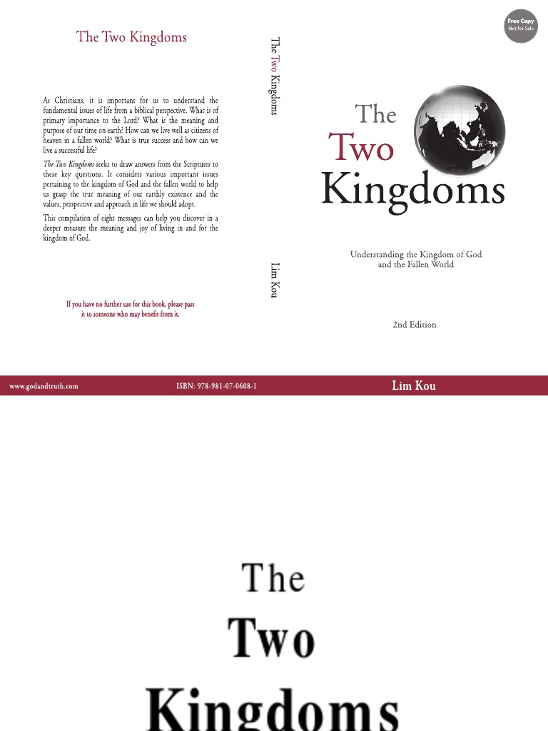 The Two Kingdoms PDF | PDF | Born Again | Ministry Of Jesus
