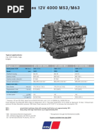 Mtu 12V 4000 | PDF | Turbocharger | Engines