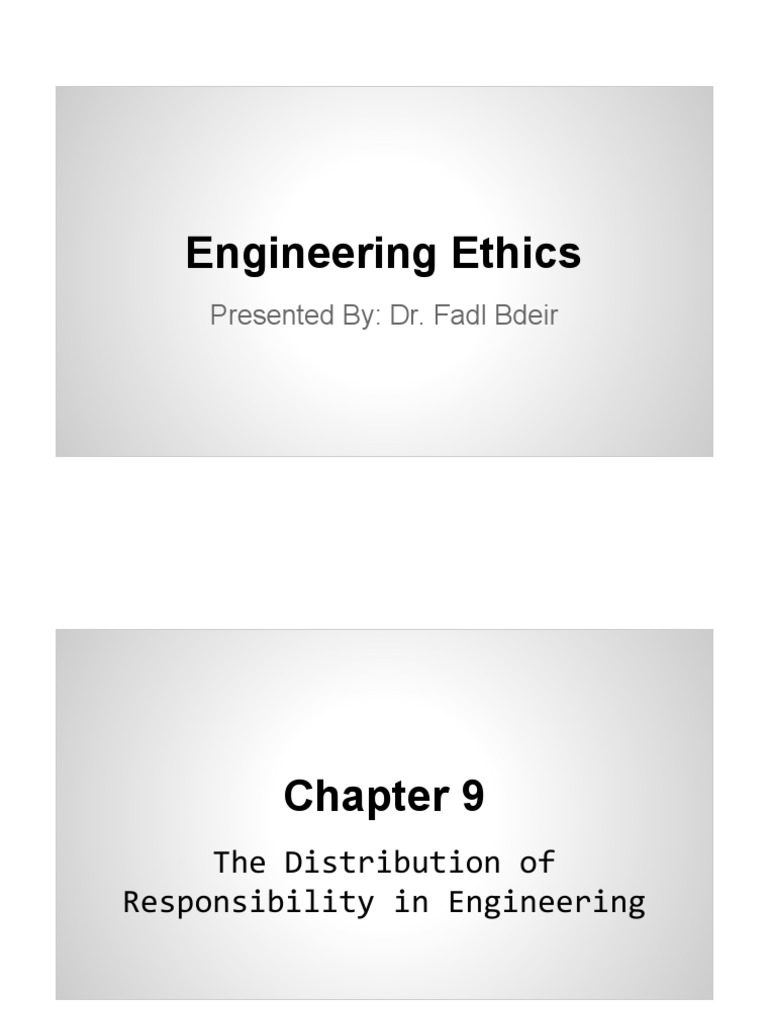 Chapter 9 | PDF | Accountability | Engineering