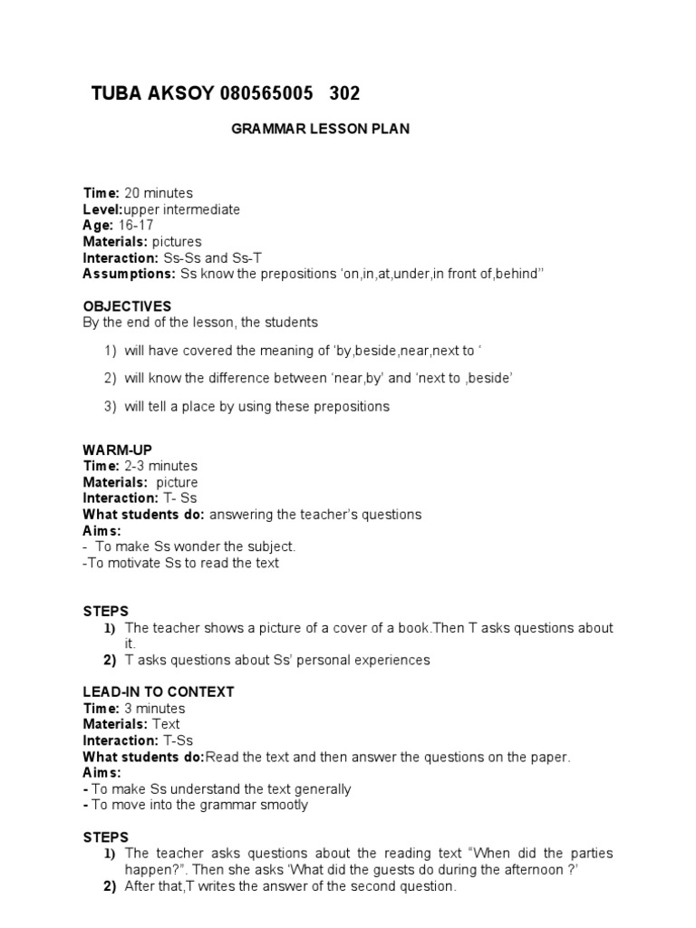 Upper Intermediate Grammar Guide | PDF | Language Arts & Discipline