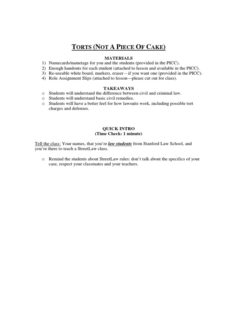 Understanding Tort Law: A Student-Friendly Introduction to Civil Wrongs ...