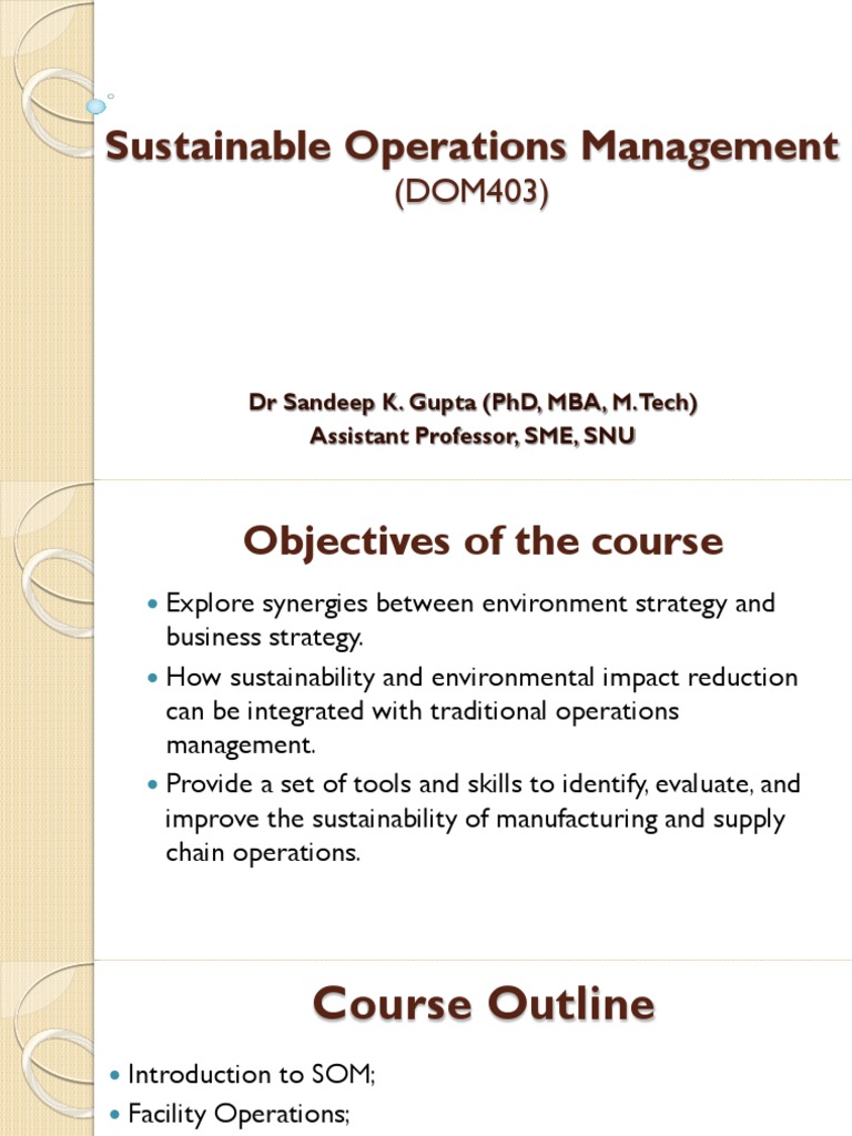 1 Overview of The Course | PDF