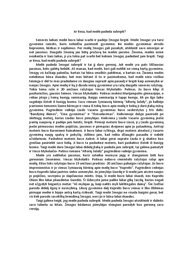 Lietuviu Rasinys | PDF