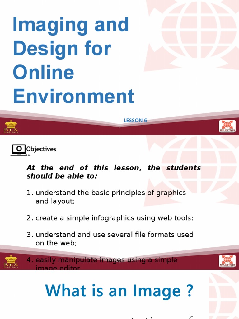 Lesson 6 Imaging and Design For Online Environment | PDF