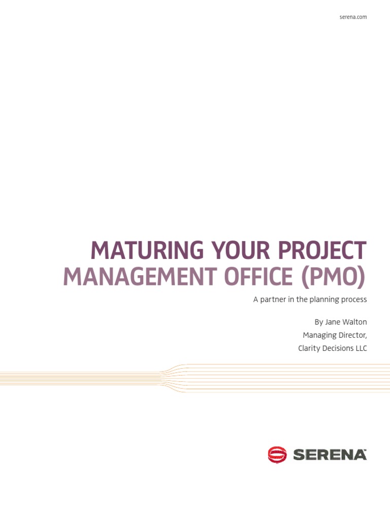 Maturing PMO PDF | PDF | Decision Making | Life Cycle Assessment
