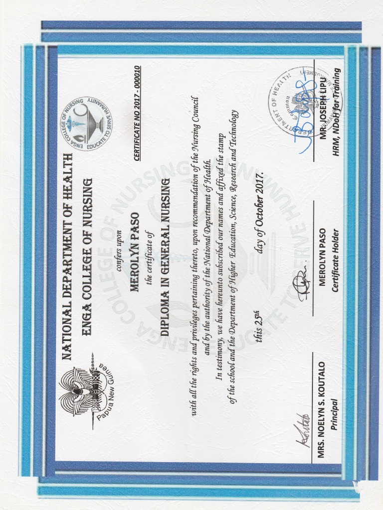DGN Certificate | PDF