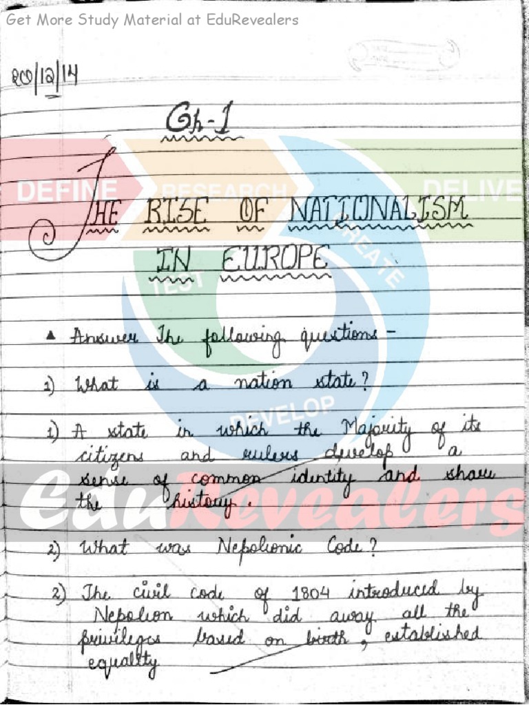 NCERT History Class 10 Notes Chapter 1 | PDF