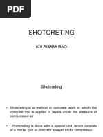Guniting Concrete Surface | PDF | Concrete | Composite Material