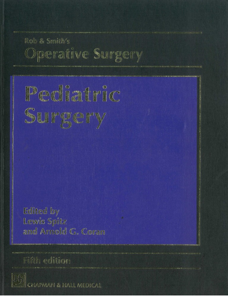 Rob & Smith's Operative Surgery - Pediatric Surgery - 5th Ed PDF | PDF