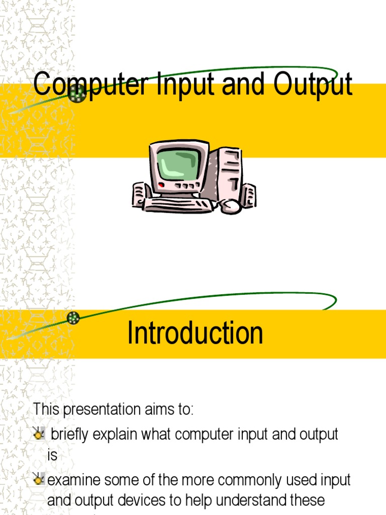 Computer I/O Devices Explained | PDF | Input/Output | Image Scanner