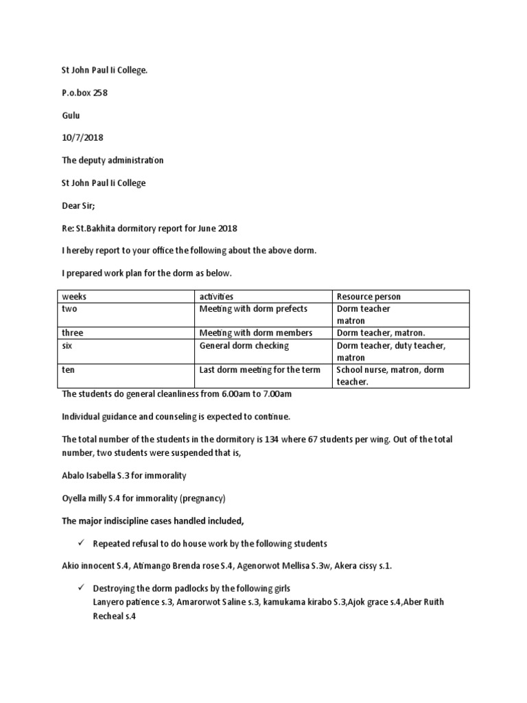 The Major Indiscipline Cases Handled Included | PDF