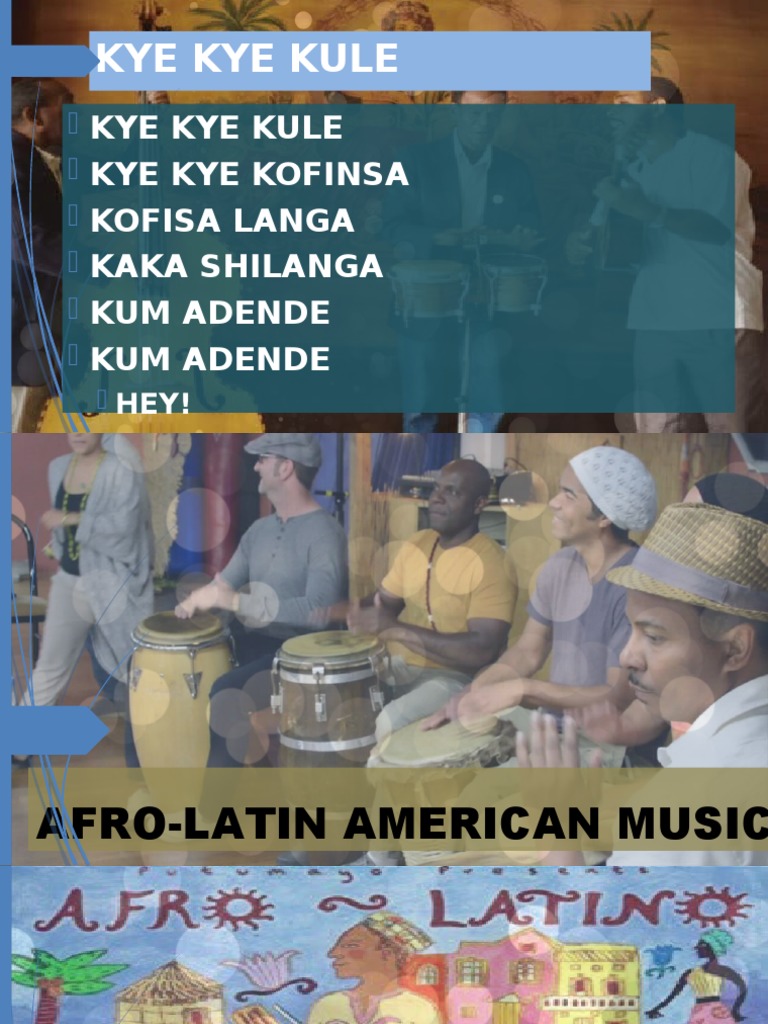 History and Characteristics of Afro-Latin Music | PDF | Jazz | Music Of ...