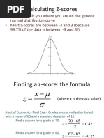 Conversion Chart T-Scores To Standard Scores PDF | PDF | Standard Score ...