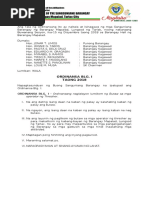 Brgy. Resolution Sample | PDF