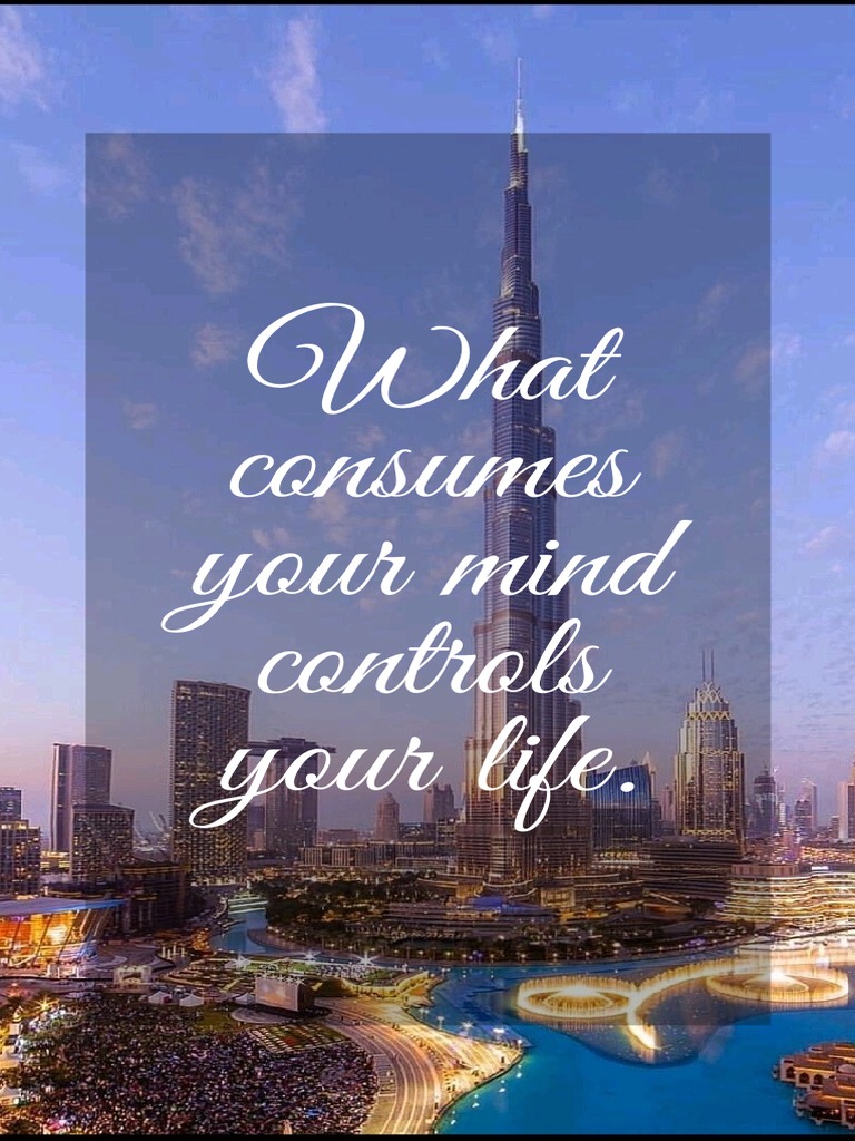 What Consumes Your Mind | PDF