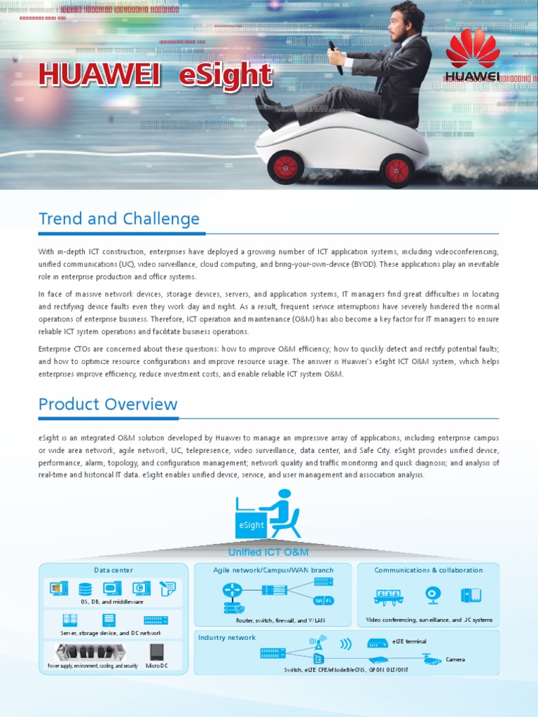HUAWEI Esight Brochure PDF | PDF | Data Center | Computer Network