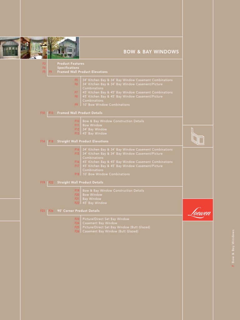 Bay Window Details PDF | PDF | Window | Architectural Design
