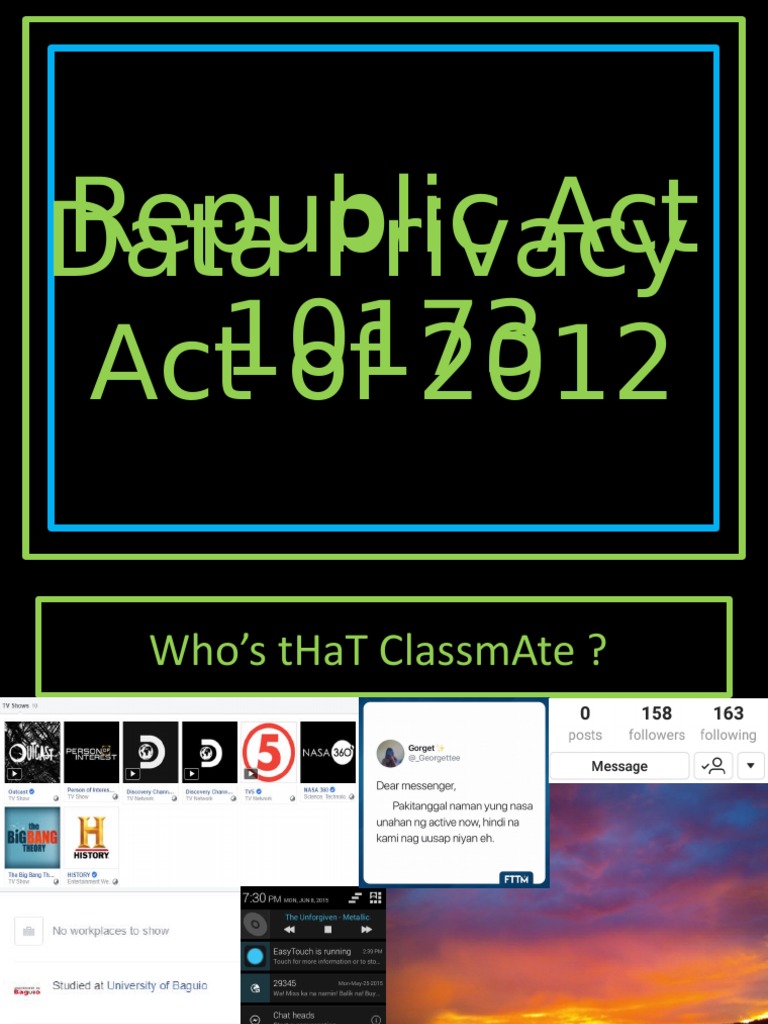 Republic Act 10173 Data Privacy Act of 2012 | PDF | Crime & Violence ...