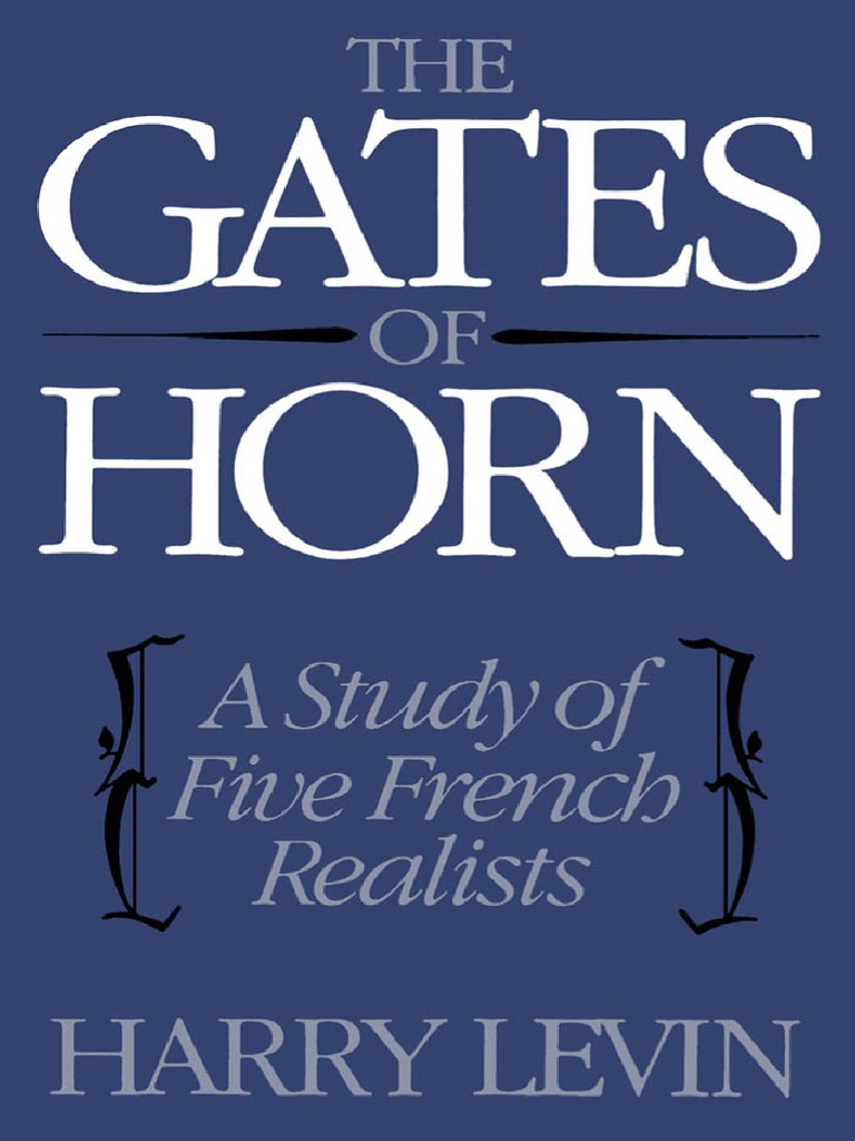 The Gates of Horn Harry Levin PDF | PDF | Aesthetics | Honoré De Balzac