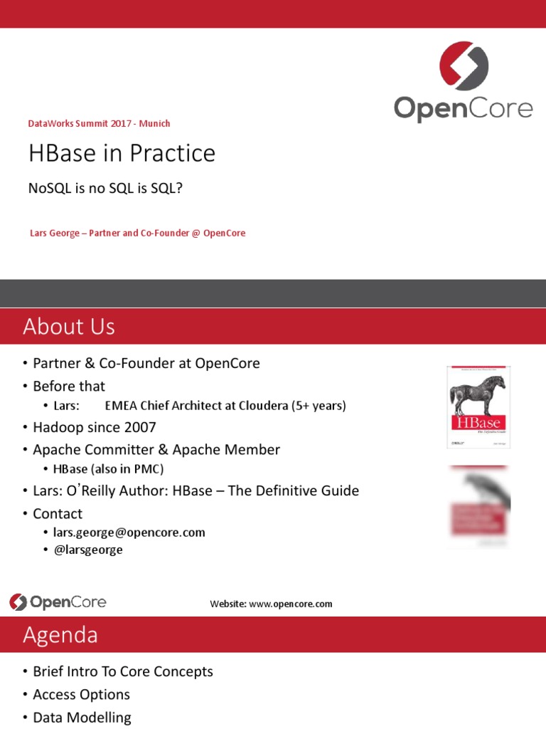 Hbase in Practice | PDF | Apache Hadoop | Database Index