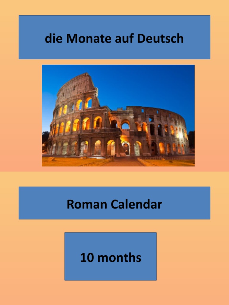 Die Monate Auf Deutsch | PDF | History | General Fiction