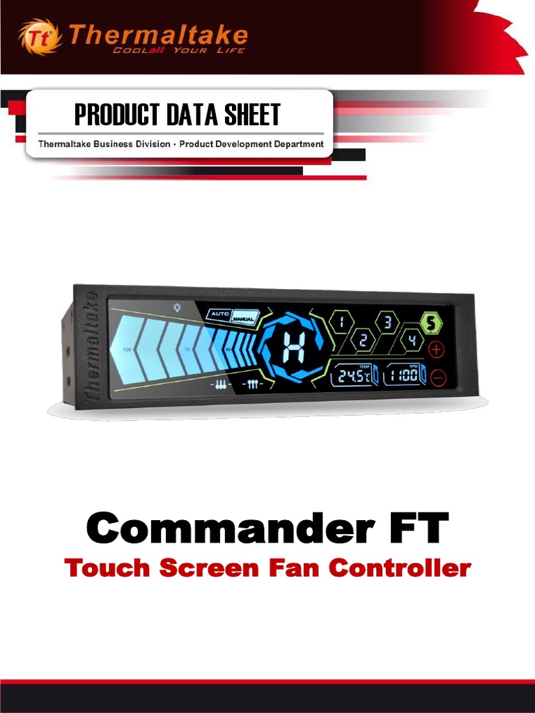 5.5" Touchscreen Fan Controller | PDF | Touchscreen | Celsius