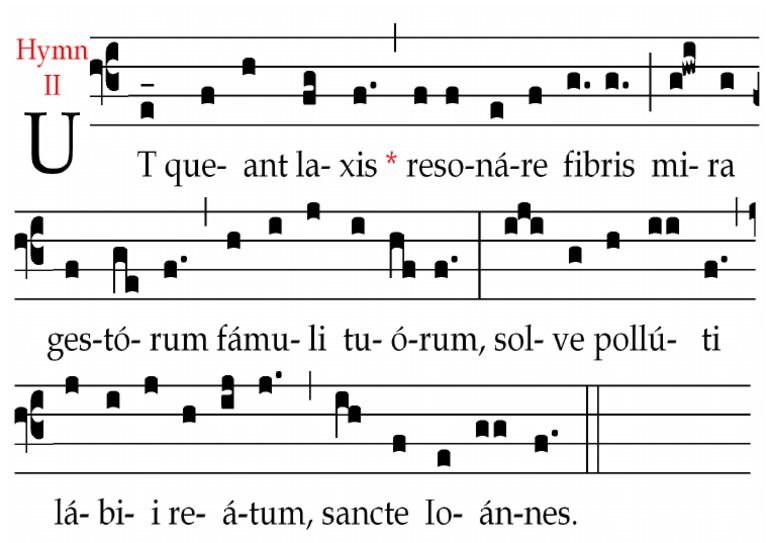 Ut Queant Laxis PDF | PDF