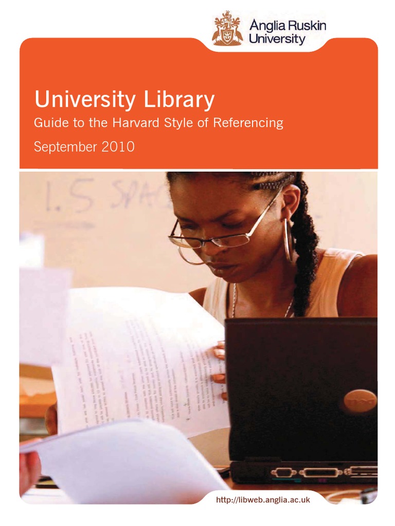 University Library: Guide To The Harvard Style of Referencing September ...