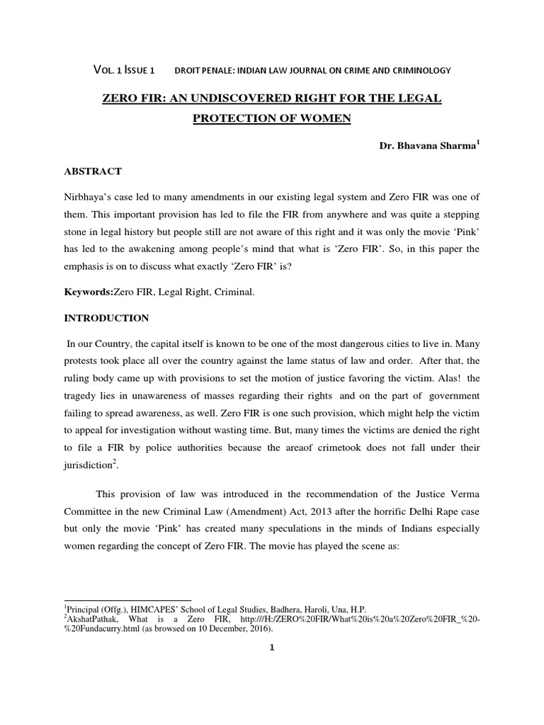 Zero FIR-Complete Details-10 | PDF | Crime & Violence | Crime Thriller