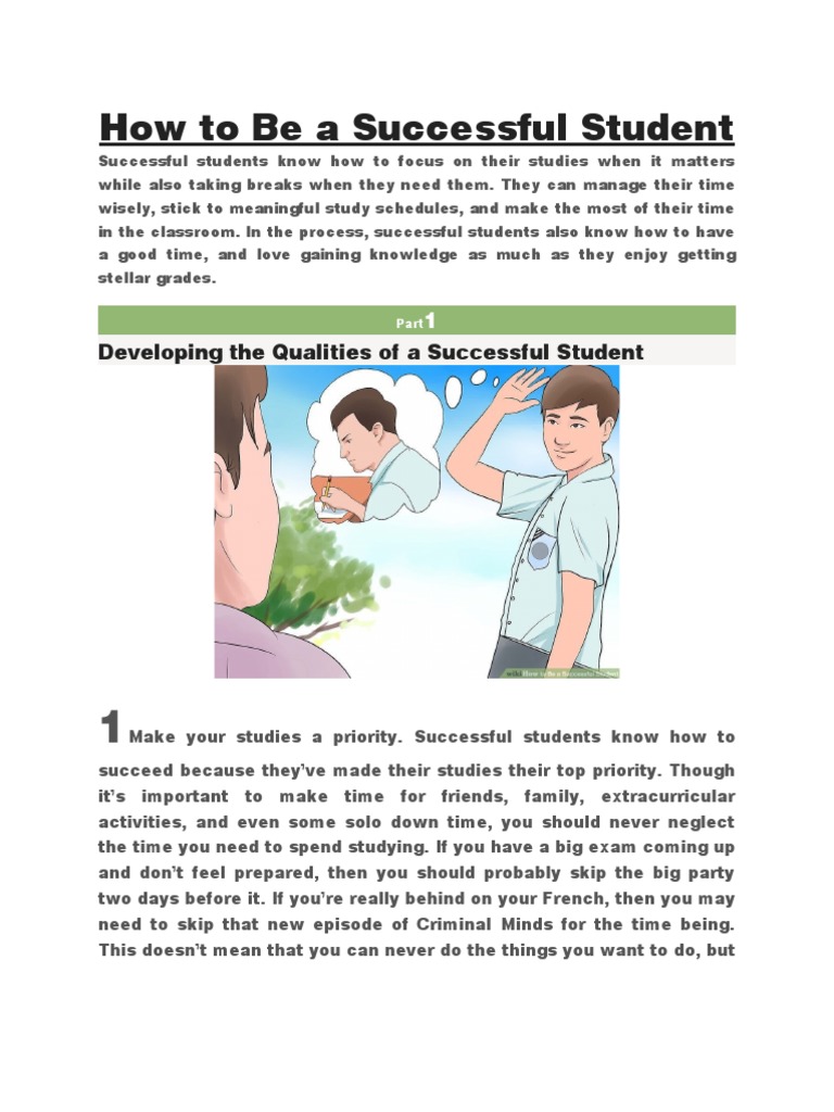 READING How To Be A Successful Student | Download Free PDF | Classroom ...