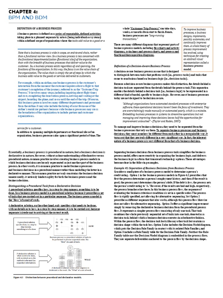 BPM and BDM: Definition of A Business Process | PDF | Dell | Business ...