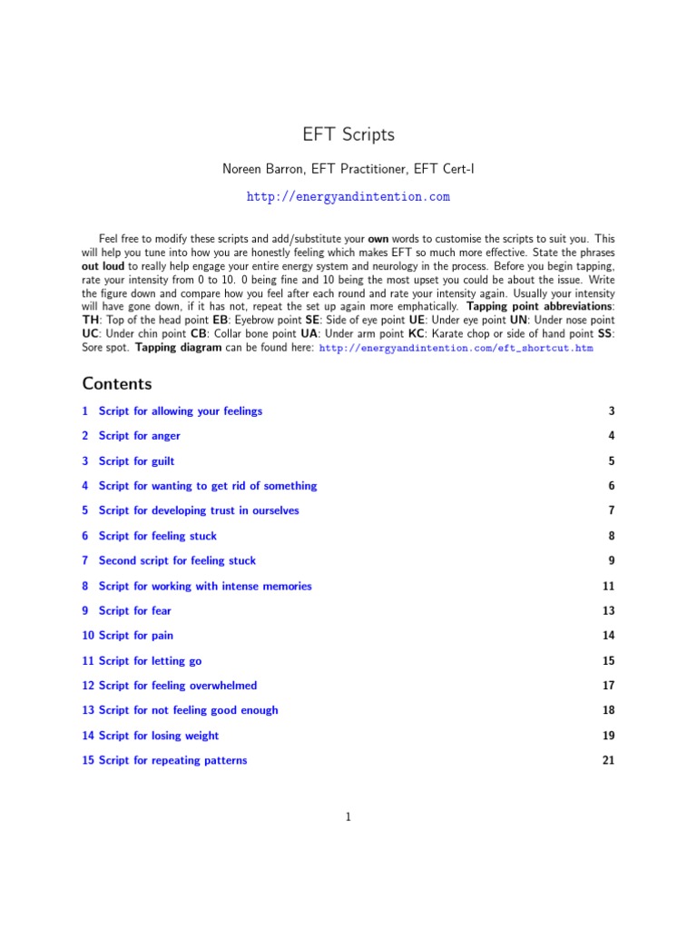 Eft Scripts | PDF