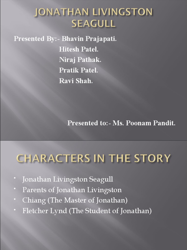 Jonathan Livingston Seagull Analysis | PDF