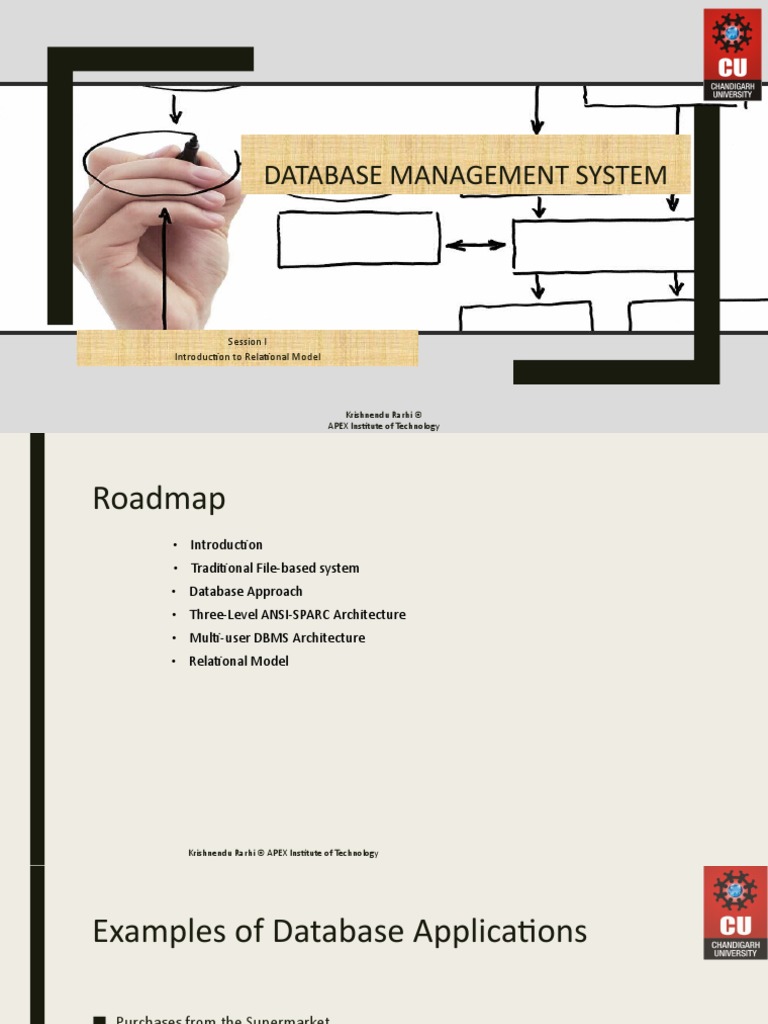 Database Session-I | PDF | Conceptual Model | Data Model