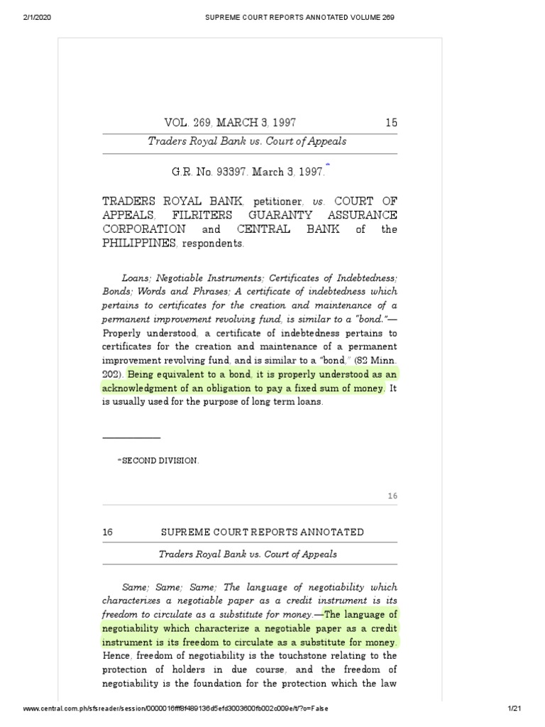 Traders Royal Bank | PDF | Corporations | Private Law