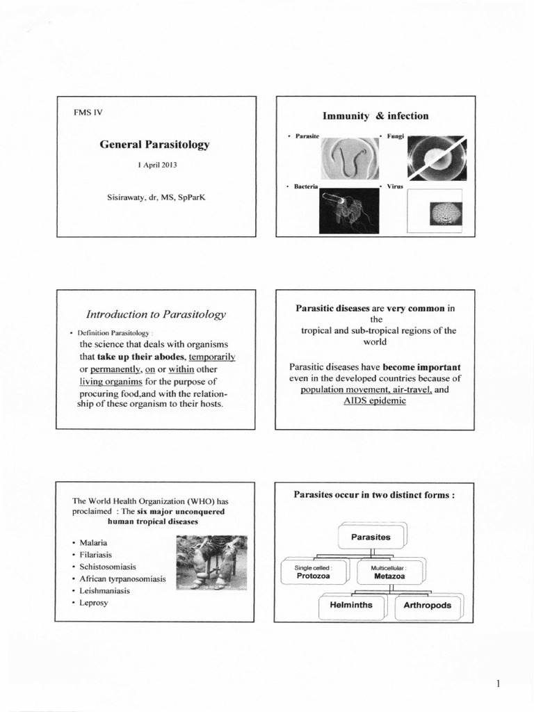 General Parasitology | PDF | Parasites | Epidemiology