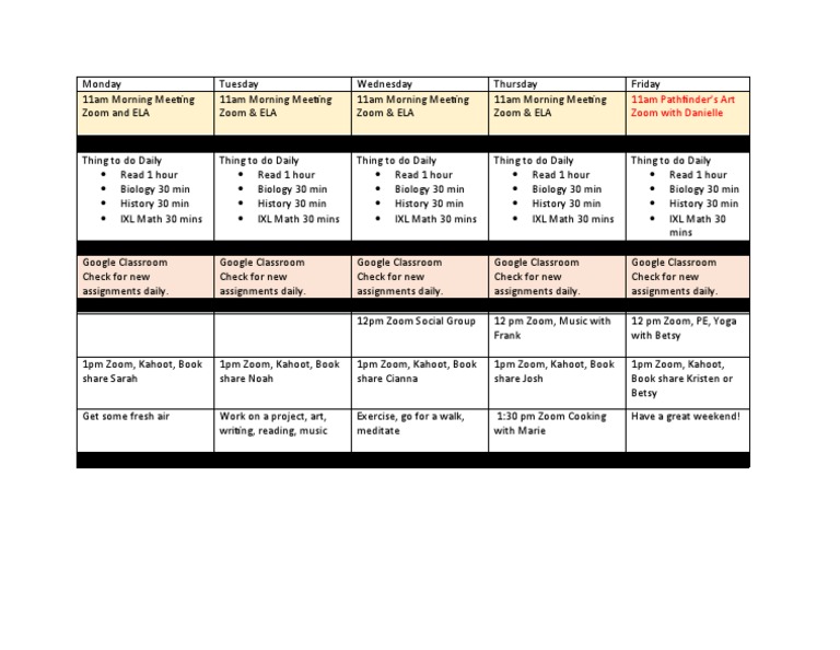 Schedule 4 | PDF | Language Arts & Discipline