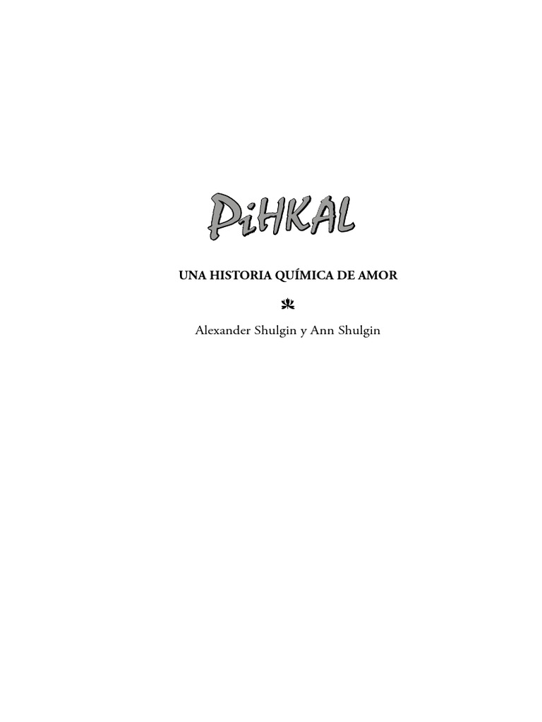 Copia de Pihkal PDF | PDF | Mdma | Percepción