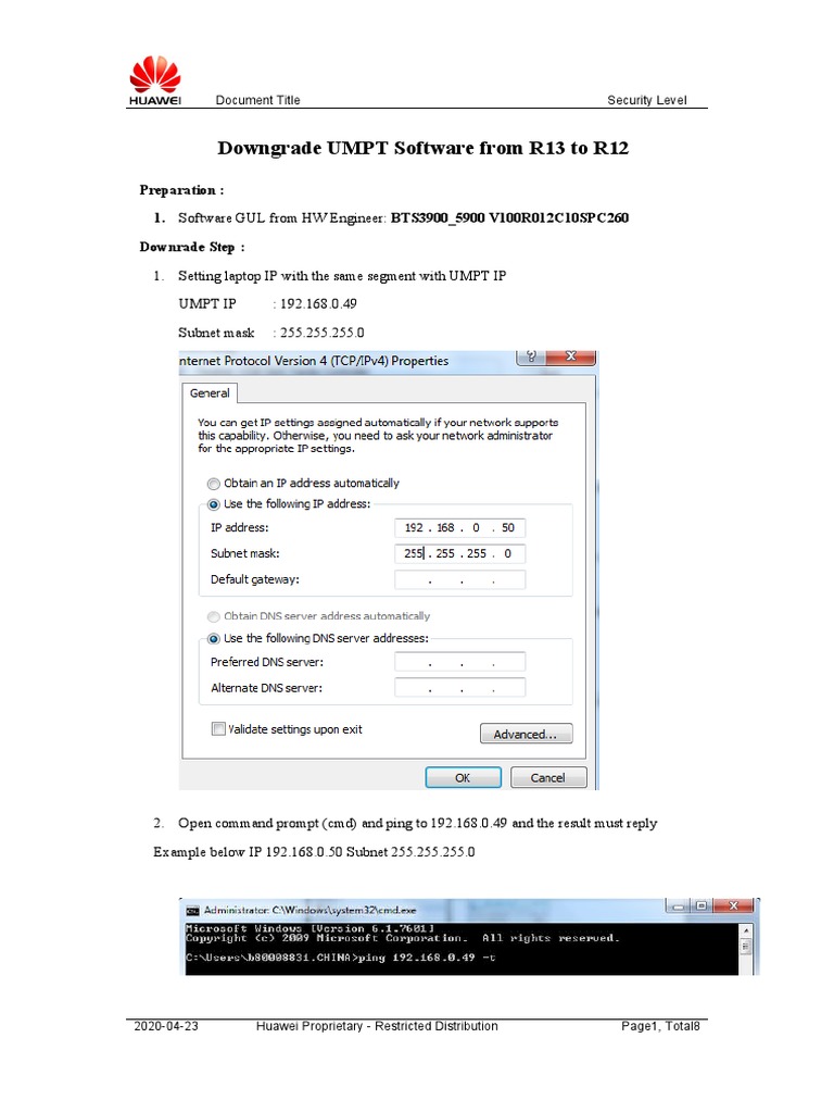 Downgrade UMPT Software From R13 To R12 | PDF | File Transfer Protocol ...