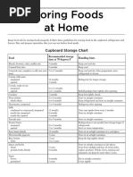 Cold Food Storage Chart - FoodSafety - Gov | PDF | Food Storage ...