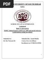 Draft RTI Application Format | PDF