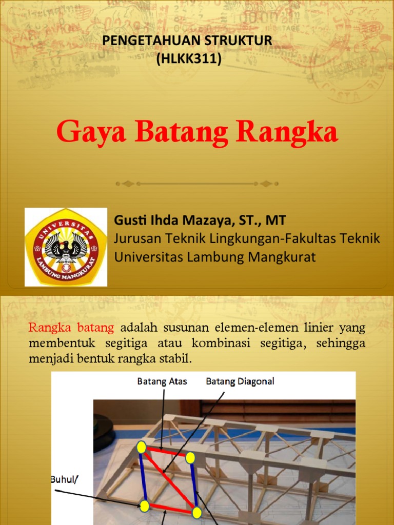 Analisis Rangka Batang | PDF