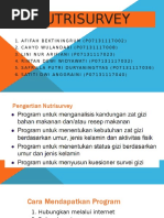 Panduan Pengoperasian NUTRISURVEY 2007 | PDF