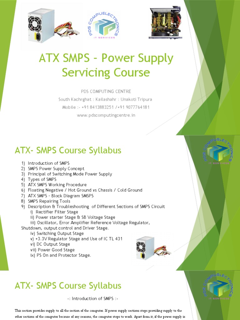 ATX SMPS - Power Supply | PDF | Power Supply | Electrical Circuits