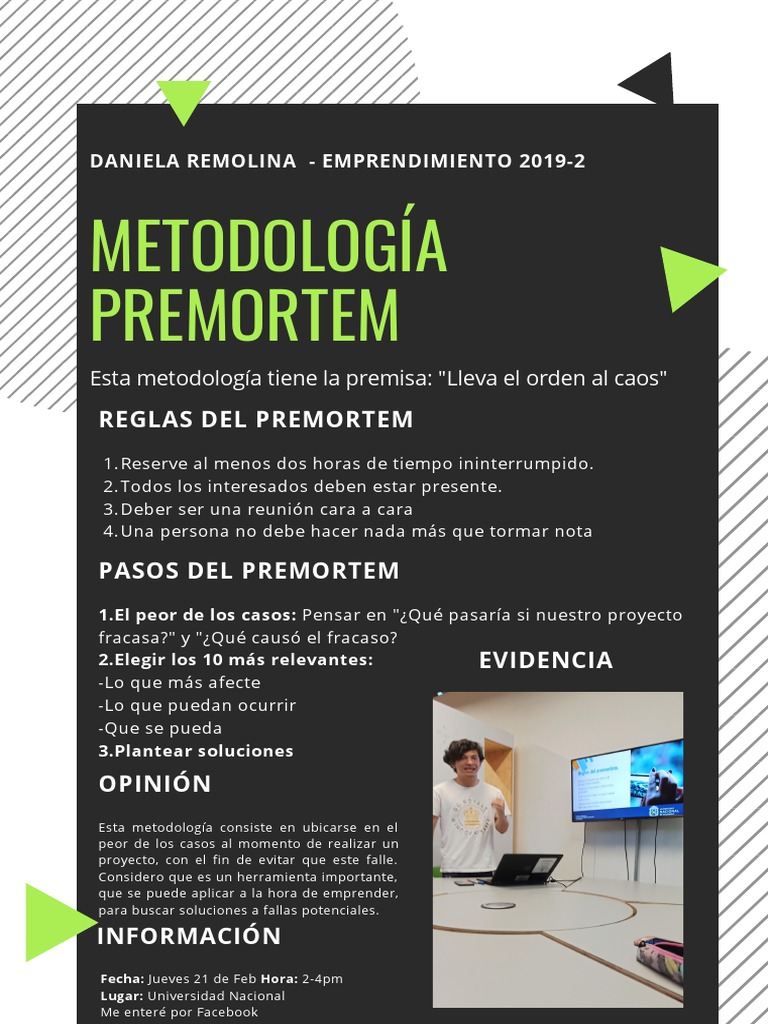 Metodología Premortem PDF | PDF