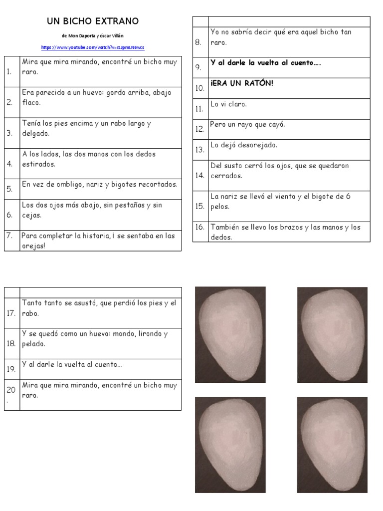 Secuencia Narración - UN BICHO EXTRAÑO | PDF | Deportes | Ocio