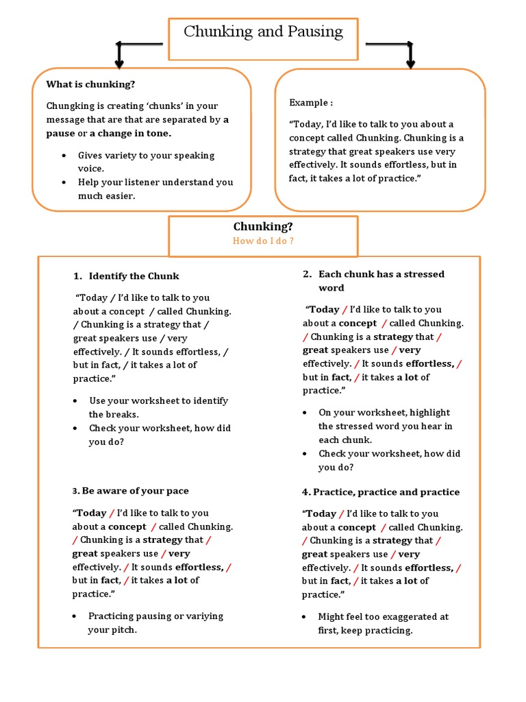 Chunking and Pausing | PDF | Pitch (Music) | Neuropsychological Assessment